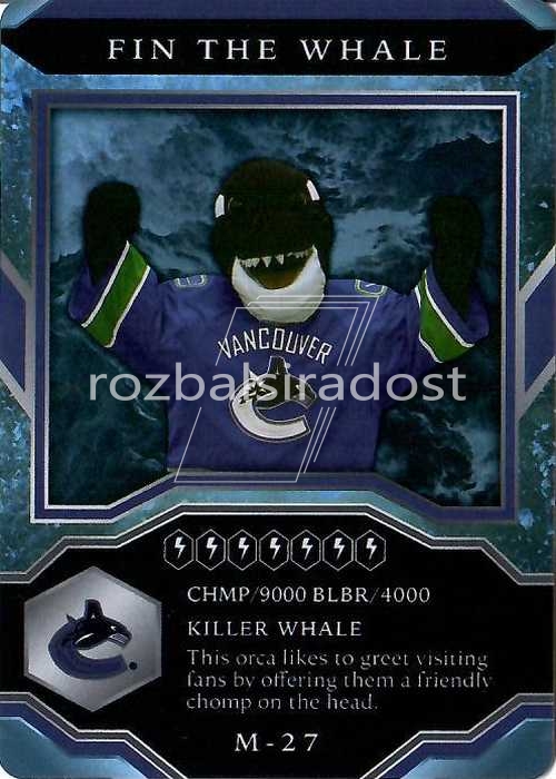 2021-22 UD MVP Mascot Gaming Cards #M-27 Fin The Whale – Antci